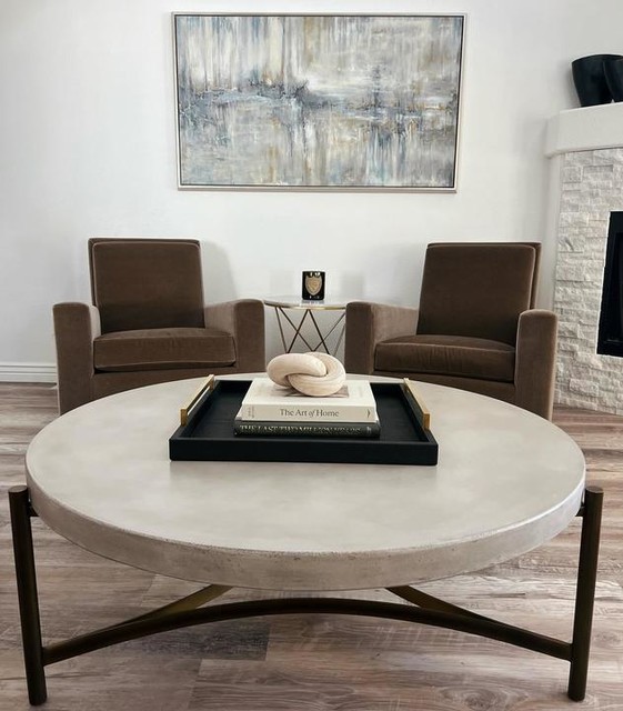 Round coffee table living spaces store